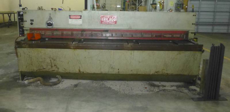 Warehouse Closing - Metalworking tooling - shear - Vent hood - Carts ...
