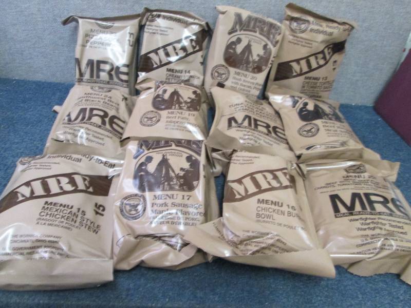 F3- MRE's, Office Supplies & Equipment, Janitorial, Games, Food ...