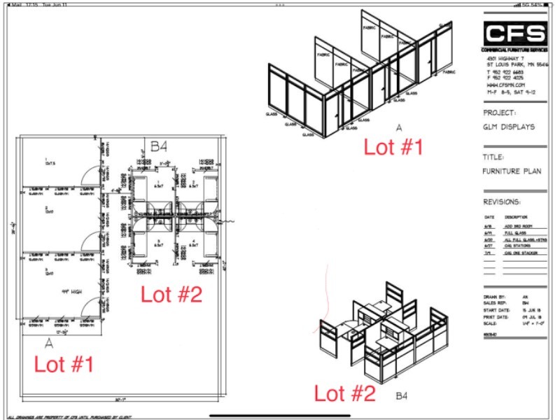 Create Your Own Office Space with this (7 Section) Lightly Used OPEN ...