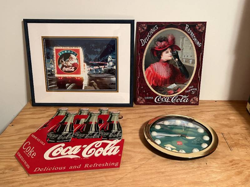EXTRAORDINARY COCA-COLA COLLECTION!! INC BOTTLES, FIGURINES, CLOTHING ...