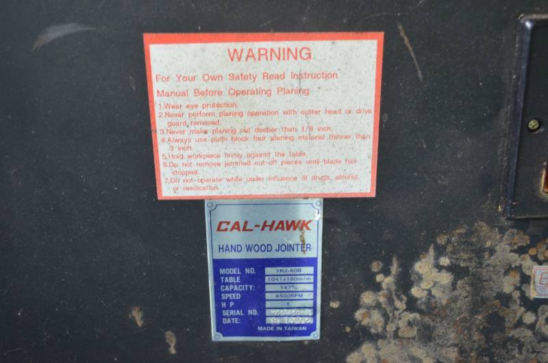 Cal hawk jointer store