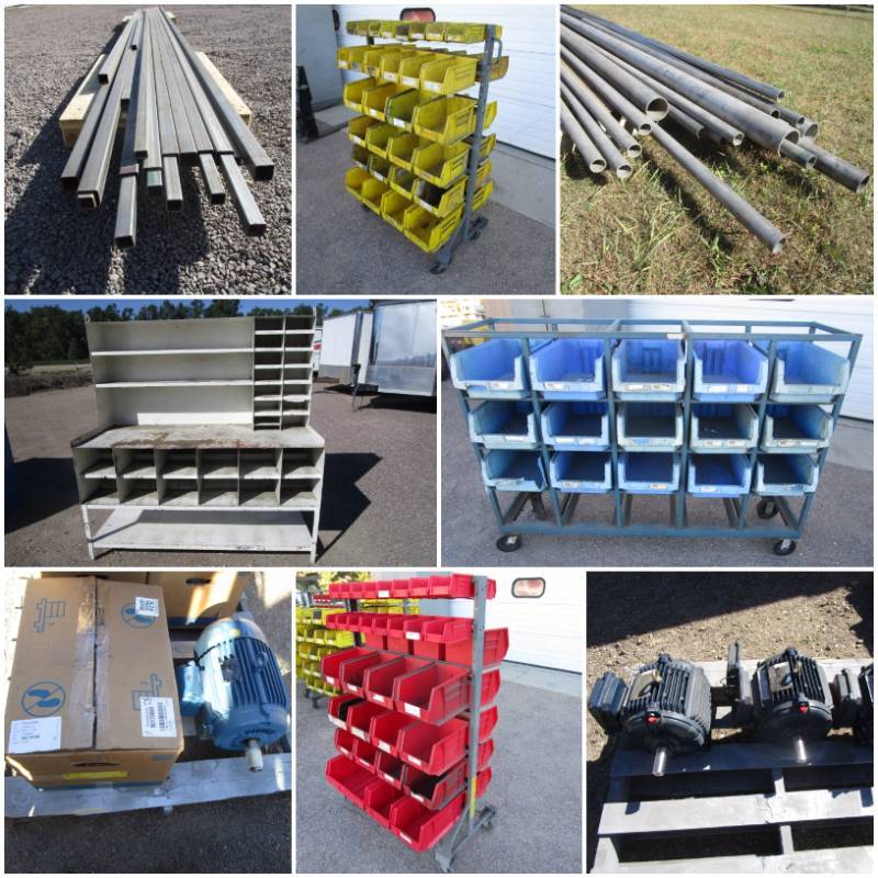 Manufacturing Surplus Equipment, Parts Bins & Storage, 100 (New ...