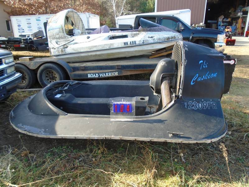 SNS Auctions # 666 Hover Craft, Yard Equipment & Misc. CASH ON SITE ...