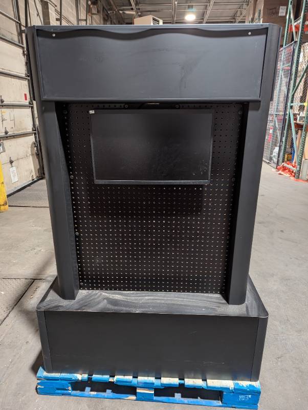 Commercial to Storage Auction - Retail Peg Board Islands, Folding Bar ...