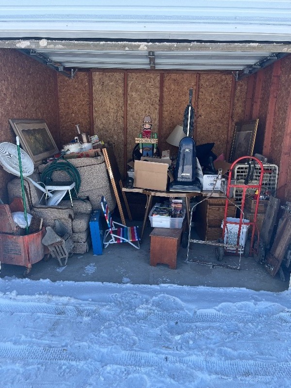 Let's Have A Storage War 2 Unit's 1 full and one with Furniture | K-BID