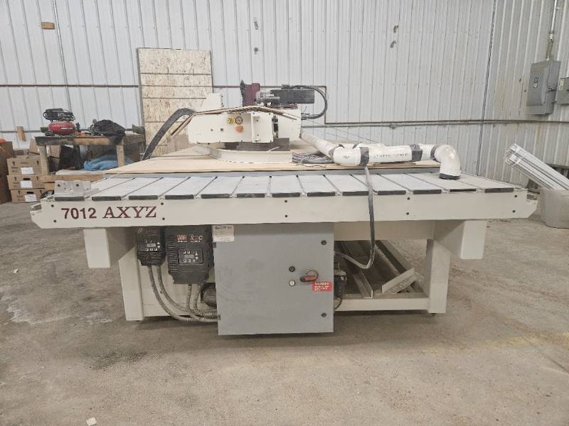 7012 AXYZ CNC Router w/ Accessories, Tools, and User Manual | K-BID