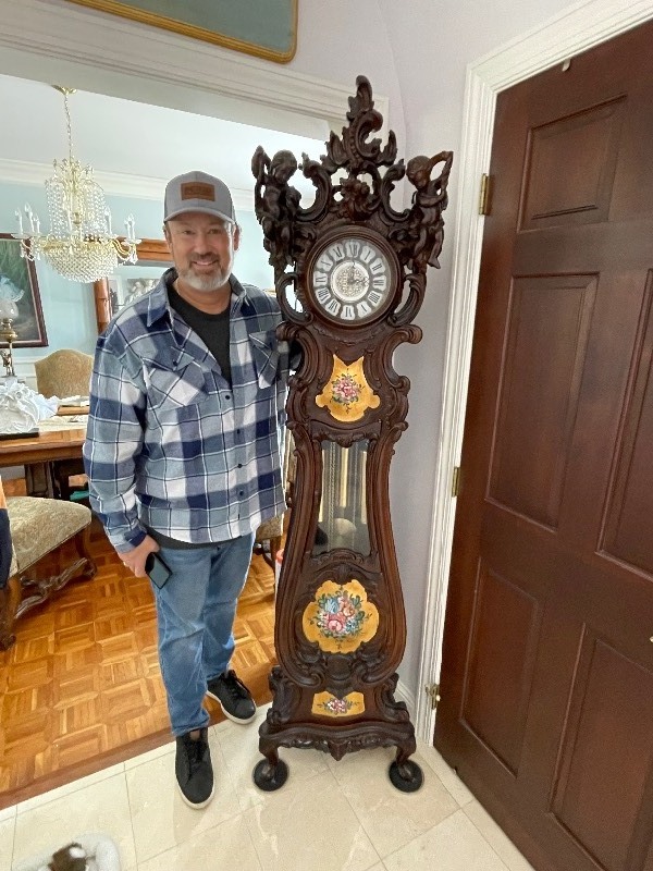 Johnny Cash Grandfather Clock