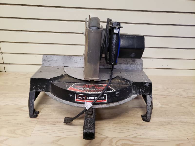 Consignment #2 Auction Metal Band saw, compound miter saw, hand tools, Silverware. Christmas ...
