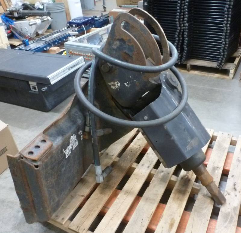 Bobcat auger and bucket, jib crane, rental folding chairs, vintage and ...