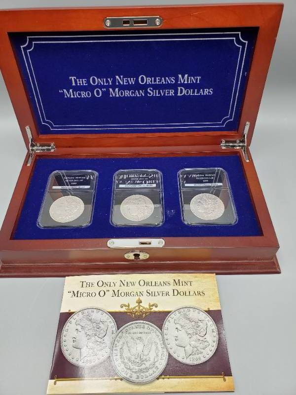 Coin Auction | Graded Morgan Silver Dollars, Carson City, Trade Dollar ...