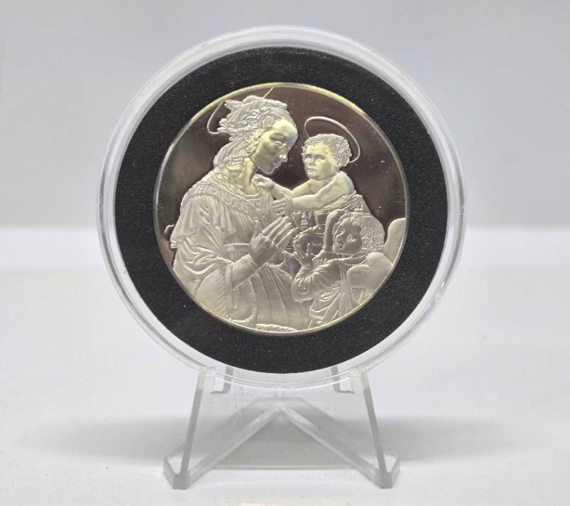 Collection of Large Sterling Silver Coins - 100 Greatest Masterpieces ...