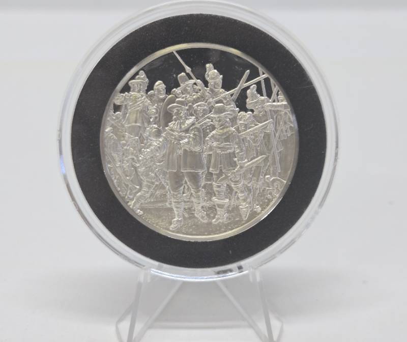 Collection of Large Sterling Silver Coins - 100 Greatest Masterpieces ...