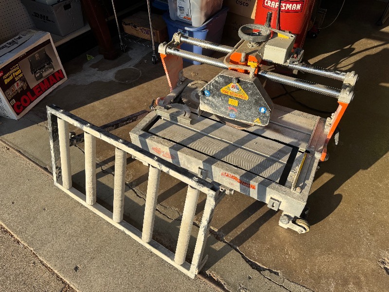 MN Truck Headquarters Parts Liquidation, Tools, Wet Saw, Cameras, New ...