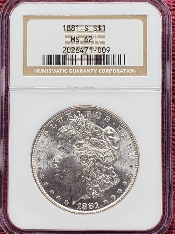 Silver Coin Auction | Graded Morgans, Peace Dollars, Silver Eagles ...