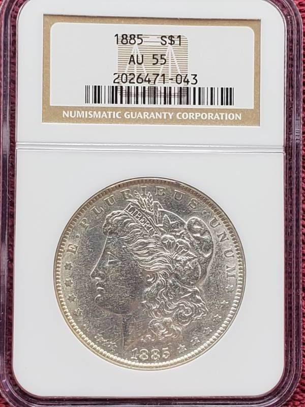 Silver Coin Auction | Graded Morgans, Peace Dollars, Silver Eagles ...