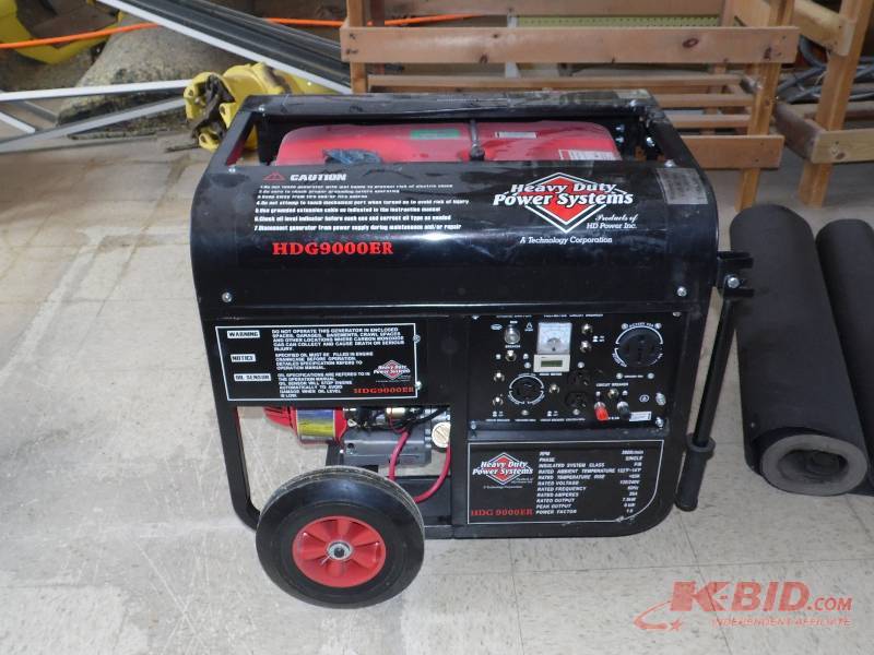 Model HDG9000ER 15 HP Contractors series Industrial, gas powered ...