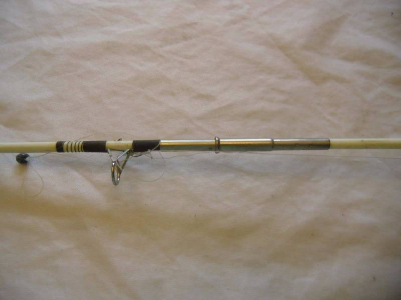F-2 Fly Rods Vintage Zebco 4020 with 202 Reel + 2 NFT Japan Bamboo 2 ...