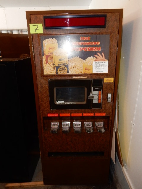 Hot Microwave Popcorn Vending Machine. | Popcorn Vending Machines.. NO ...