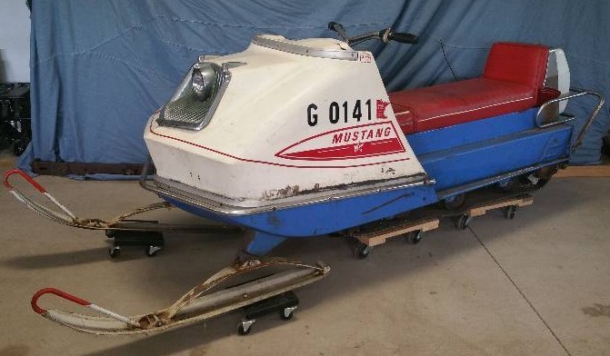 1969 Polaris Mustang Snowmobile / 1,227 Miles | Greenfield Hobby Farm ...