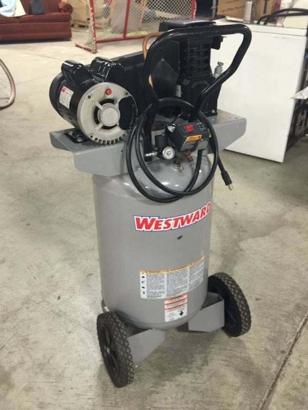 Westward Air Compressor 4TW29B - 5.0 HP - 20 GAL - Vertical | Entire ...