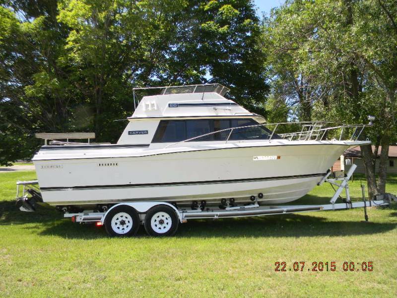 1985 26ft Carver w/ Only 941 Hours!! | K-BID