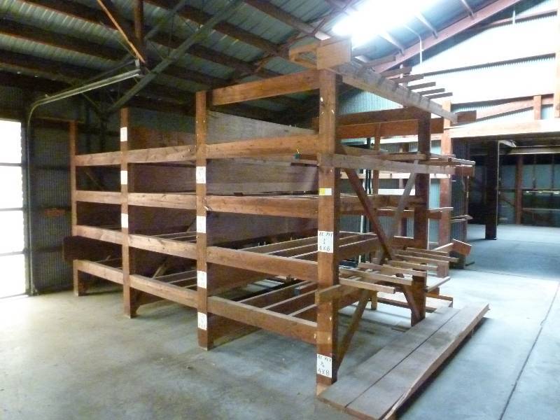 Large Lumber racking for 4x8 sheets or shelving | Lumberyard Racking ...