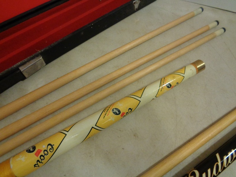 Coors and Budweiser Pool Cues / Sticks | Tools, Hardware, Collectibles ...