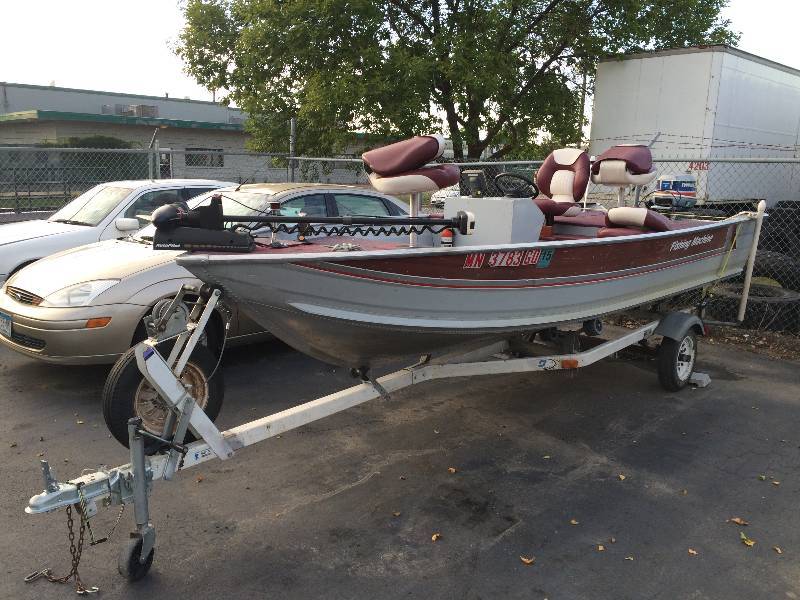1988 Sylvan 16ft Fishing Boat | Boat, ATV, Motorcycle Auction | K-BID