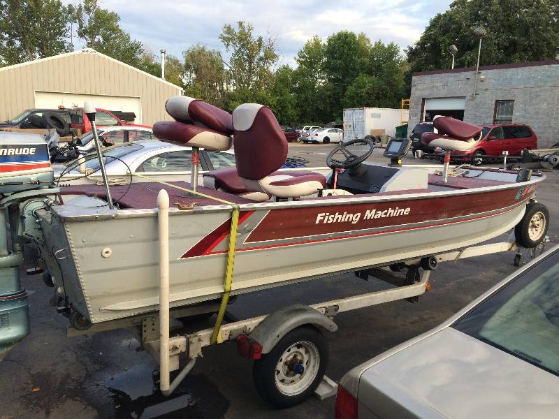 1988 Sylvan 16ft Fishing Boat | Boat, ATV, Motorcycle Auction | K-BID
