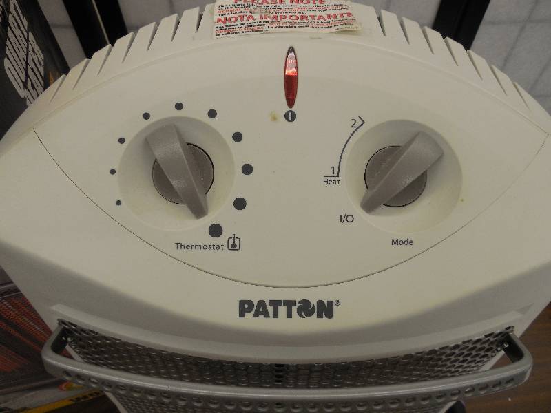 Patton Quartz Space Heater with Radiant Heating | General Merchandise ...