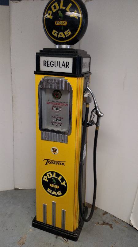 Tokheim Model 36B Original Restored Gas Pump, (1936) Replica Poly Gas ...