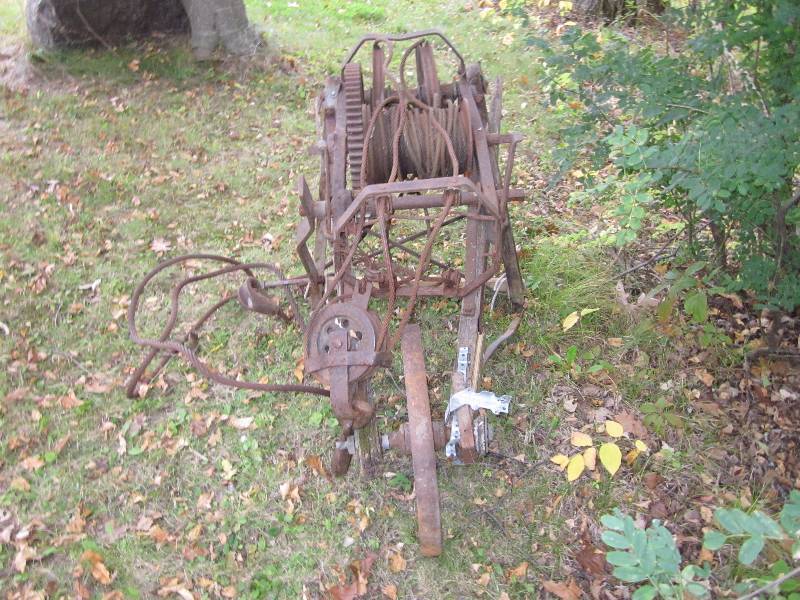 Antique Stump Puller | Antique Lamp and Stump Puller | K-BID