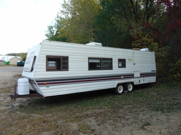 27' Mallard Sprinter Pull Type Camping Trailer | GRC Camper, Mower ...
