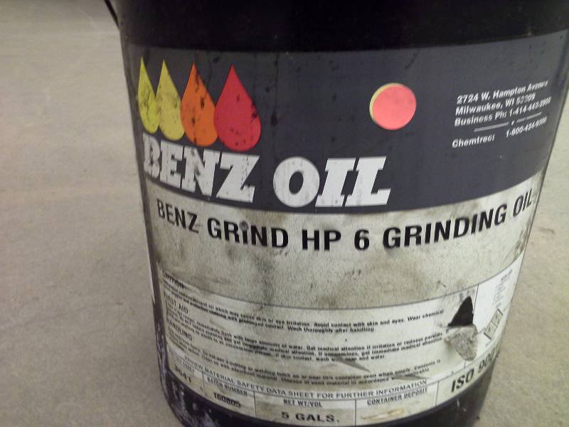 Benz Grind HP 6 Grinding Oil - 5 Gallons | Autumn Lubricants | K-BID