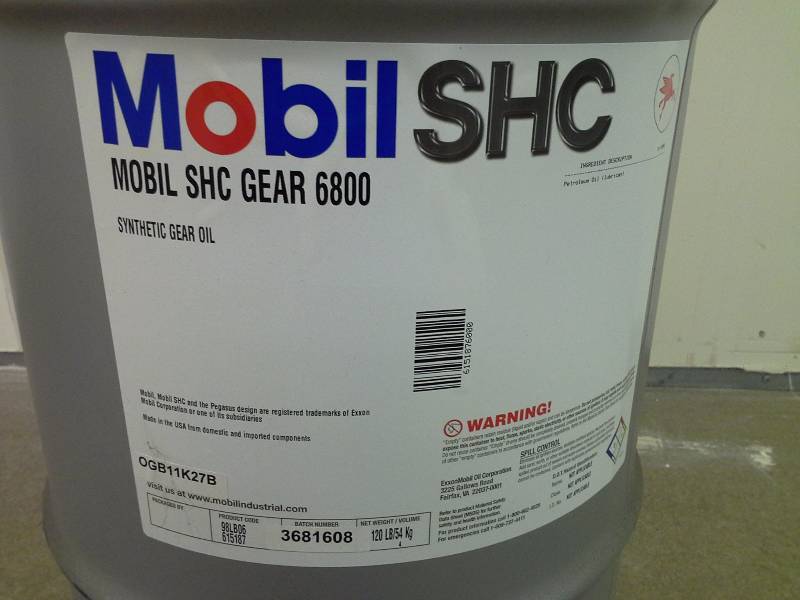 Mobil SHC Gear 6800 Synthetic Gear Oil - TWO 16 Gallon Drums | Autumn ...