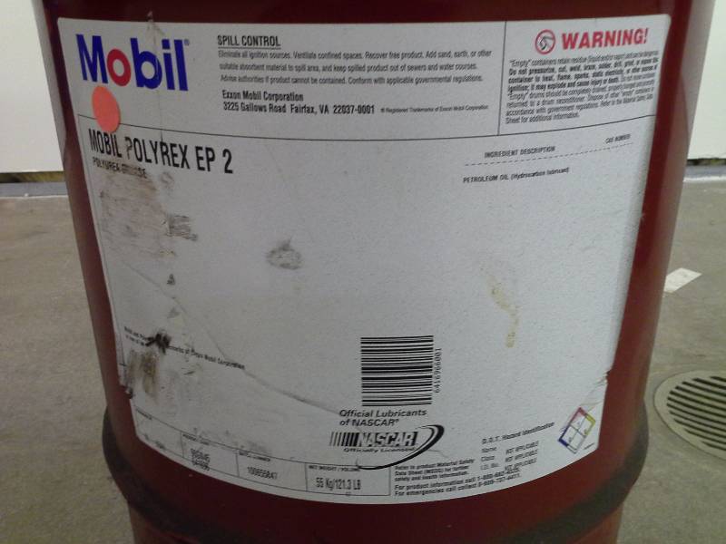 Mobil Polyrex EP 2 Polyurea Grease - 16 Gallon Drum | Autumn Lubricants ...