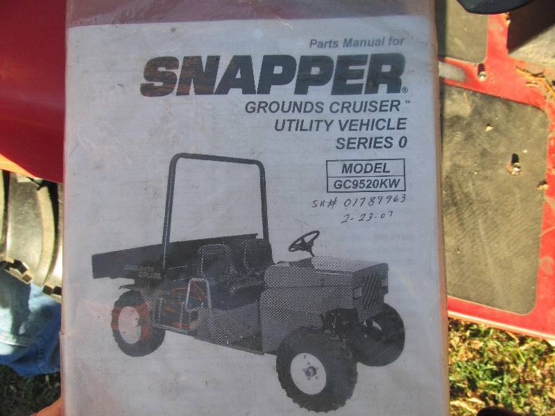 Snapper Grounds cruiser utility vehicle | Construction tools ...