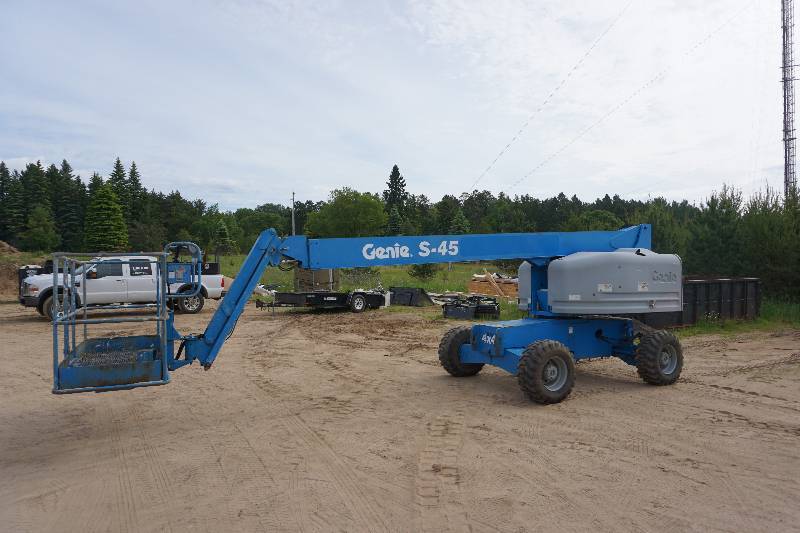 Ford F-450, Genie Man Lift, PJ Trailer & Equipment | K-BID